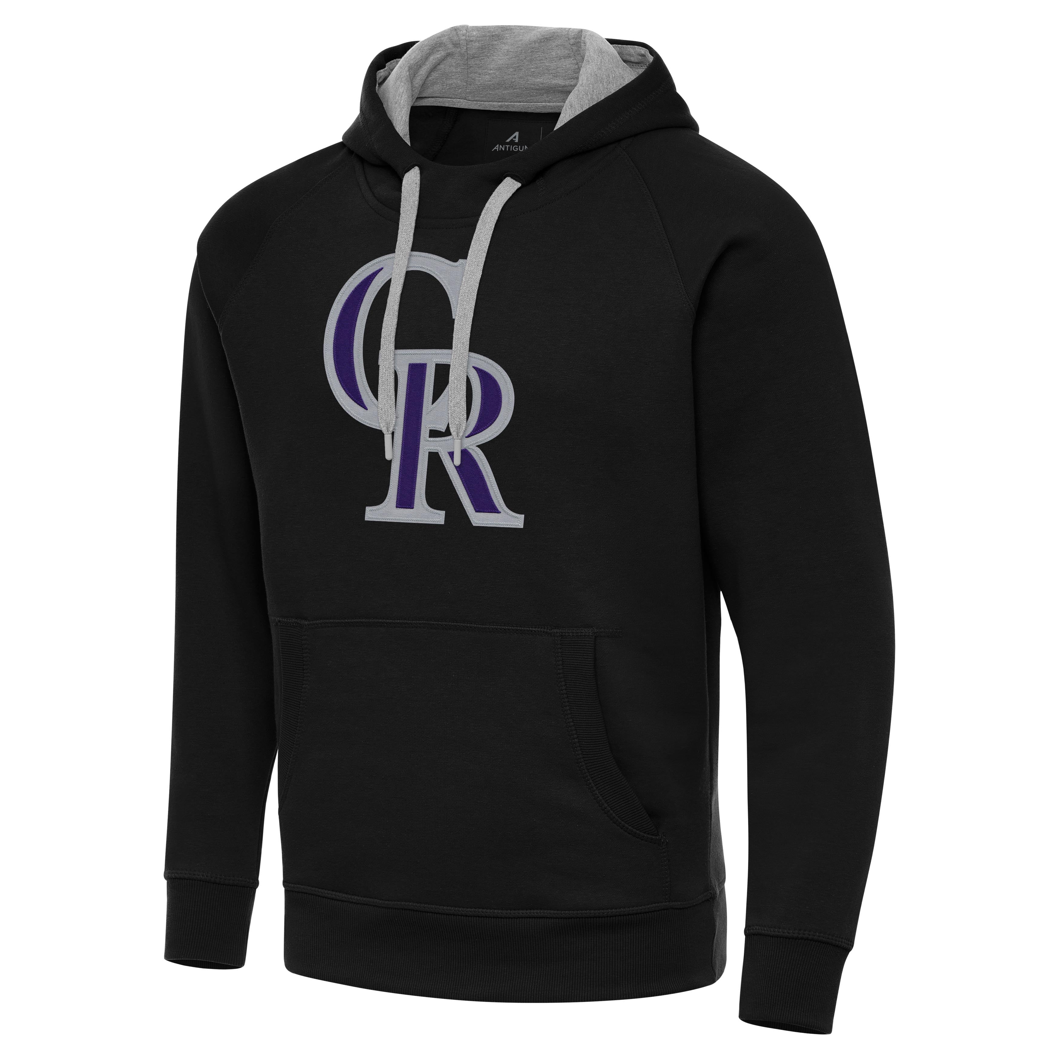Colorado Rockies Victory Full Front Logo Pullover Hood – Antigua Apparel