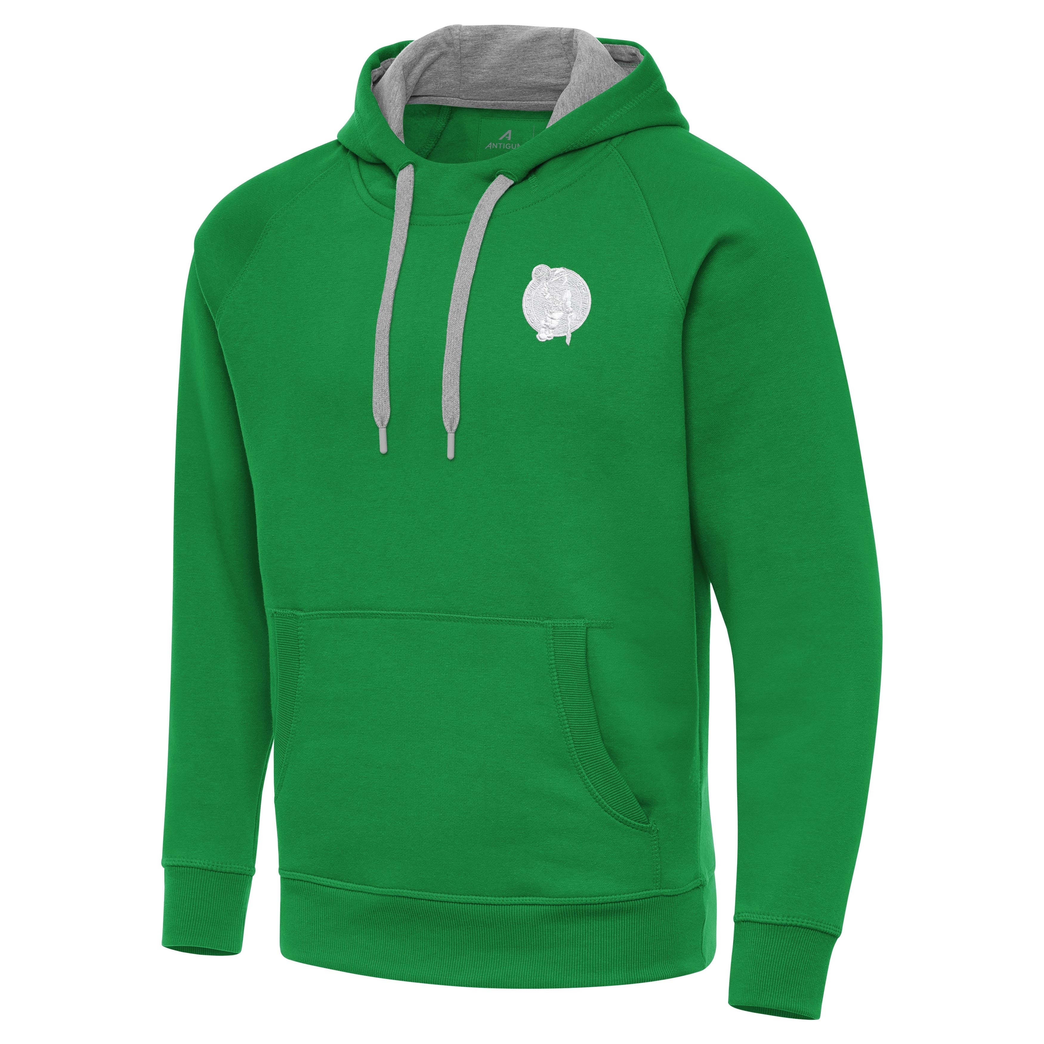 Boston Celtics Victory St Patricks Day White Logo Pullover Hood ...