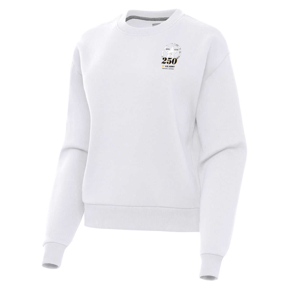 Army 250th Anniversary Womens Victory Crew – Antigua Apparel