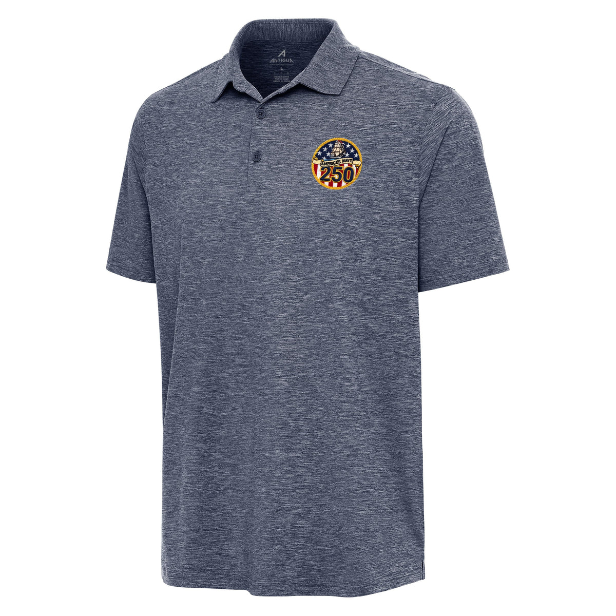 Navy 250th Anniversary Par 3 Polo – Antigua Apparel